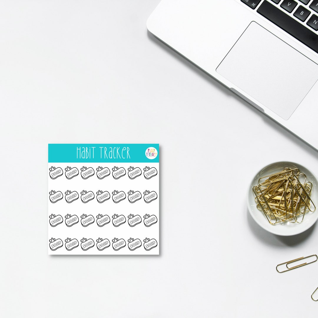 Body Care Habit Tracker Sticky Notes / ADHD Sticky Notes / Tracker ...