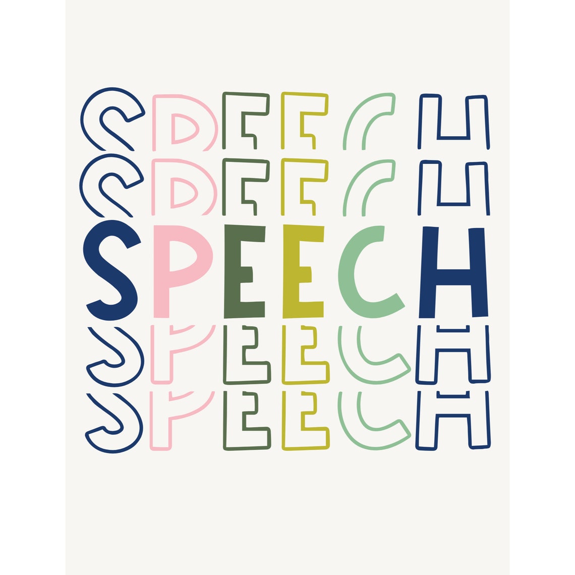 Speech Therapy Wall Art Bundle of 4 Prints / SLP Poster / - Etsy
