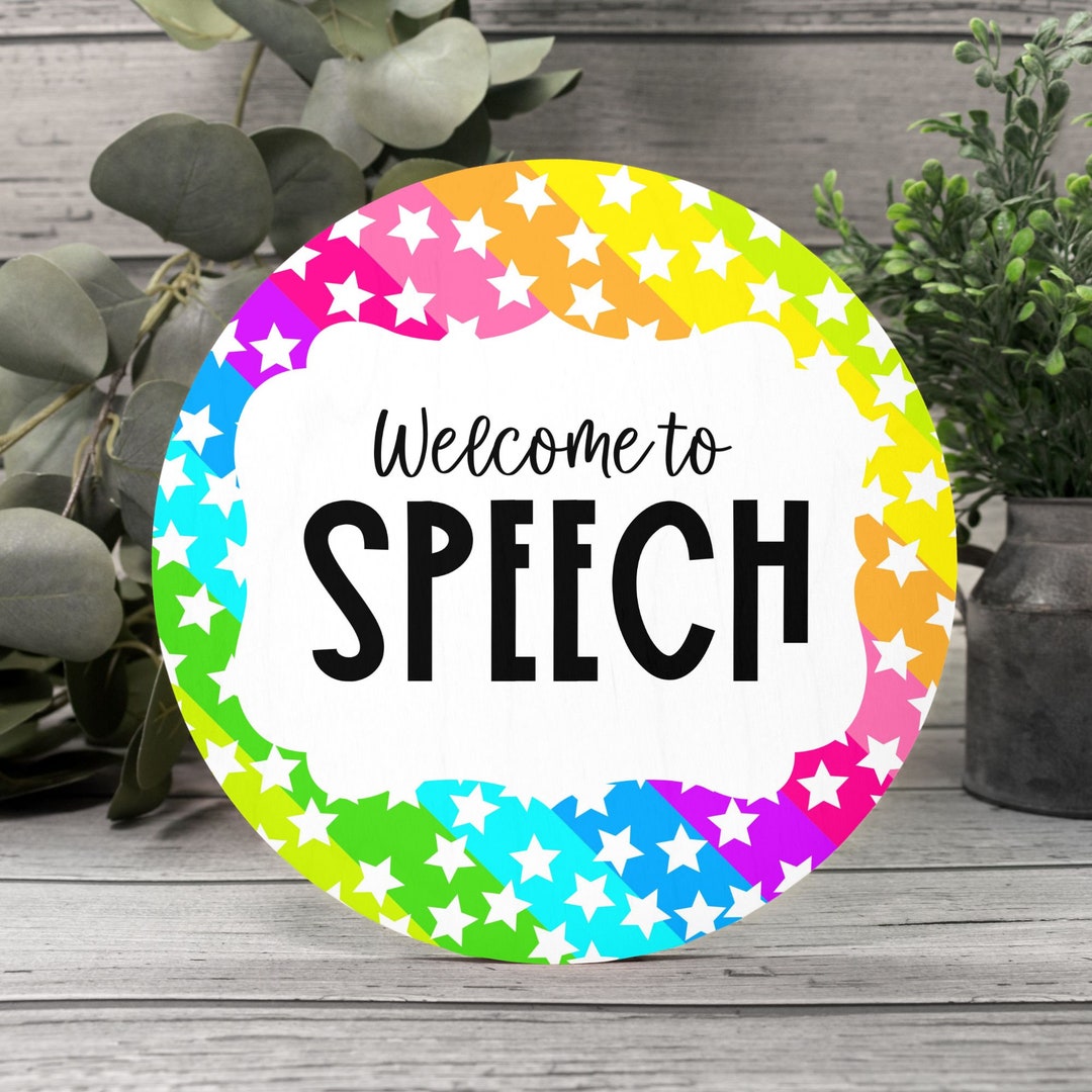 Custom Round Wood Teacher Door Signs for Classrooms / Offices ...