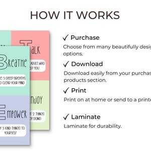 Calming Corner Mindfulness Break Cards for Classrooms | Classroom ...