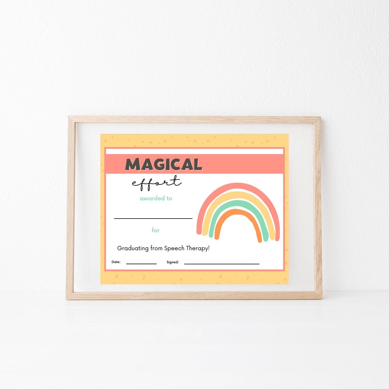 Bundle of 10 Printable Speech Therapy Graduation Awards / Pun - Etsy