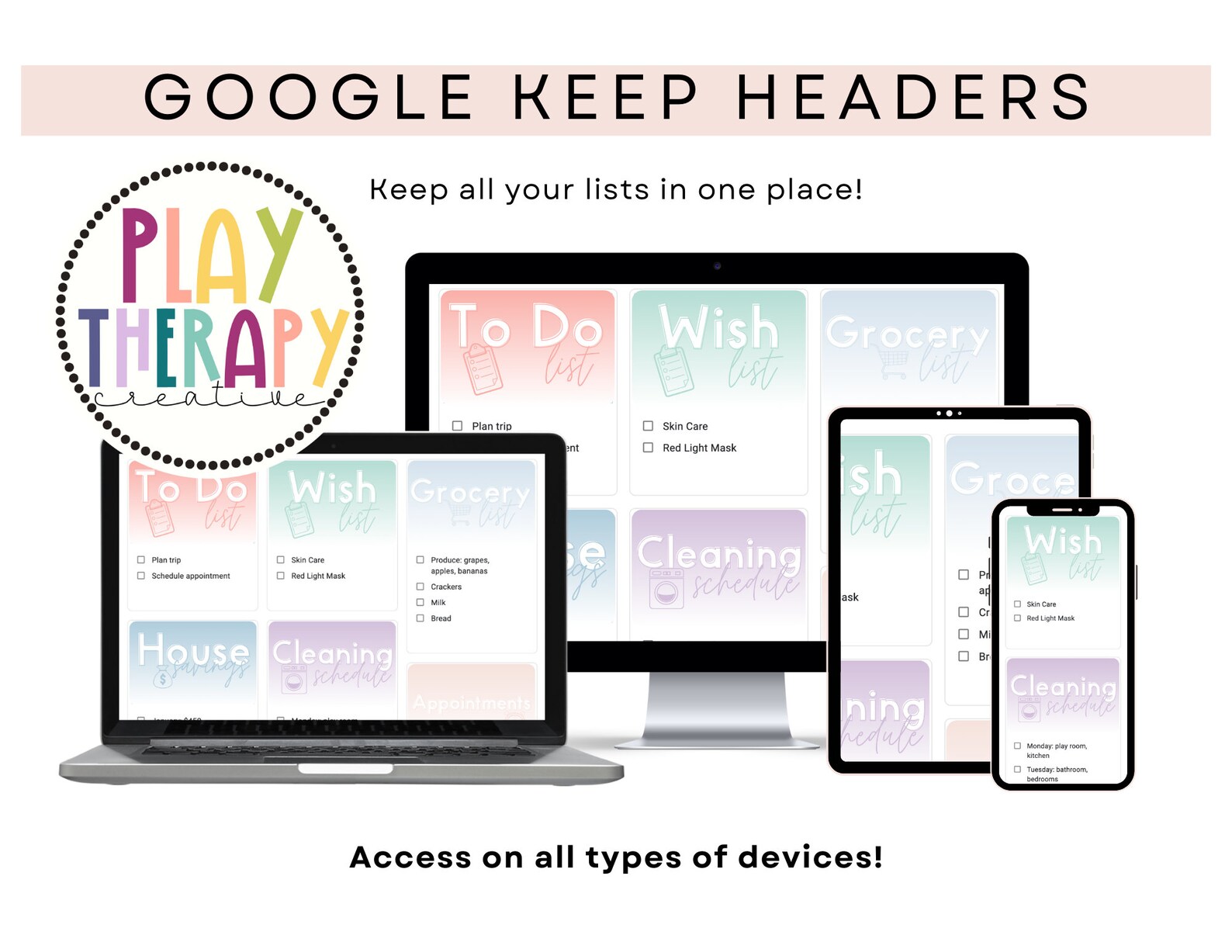 650+ Ombre Google Keep Colors | Google Keep Headers for Parents ...