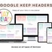 650+ Ombre Google Keep Colors | Google Keep Headers for Parents ...