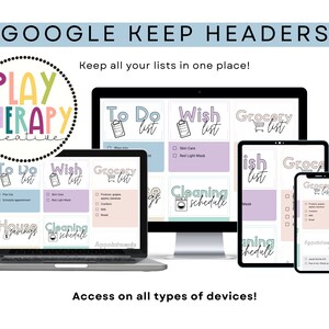 650+ Google Keep Colors | Google Keep Headers for Parents | Organize ...