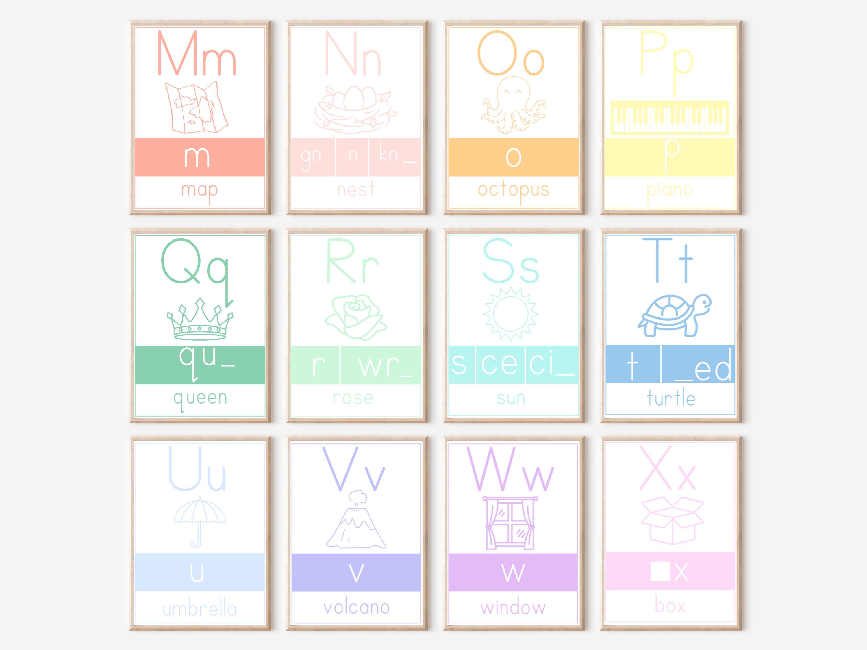 Classroom Alphabet Posters | Bulletin Board Wall Art | Classroom Decor ...
