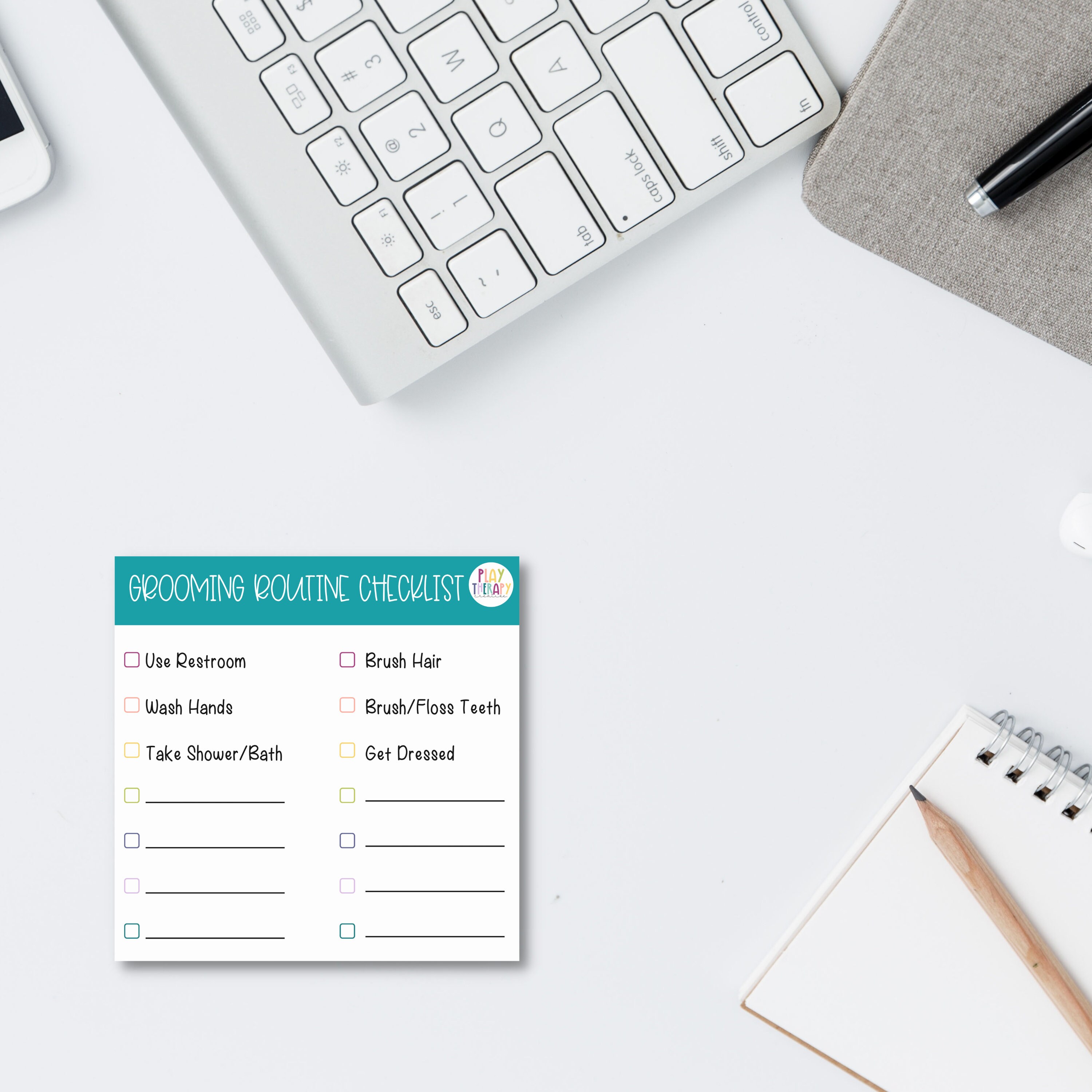 Grooming Checklist Sticky Notes / SLP Sticky Notes / IEP Checklist ...