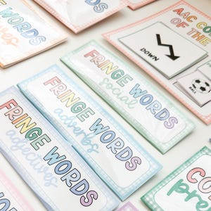 AAC Core Word of the Week Display | Speech Therapy | Communication ...