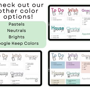 350 Pastels Google Keep Headers for Parents Organize Your Digital Lists ...