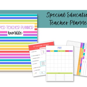 Printable Special Education Teacher Planner Digital Download Calendar ...