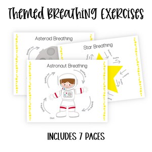 Mindfulness and Breathing Strategies - Themed Printables, Ideal for ...