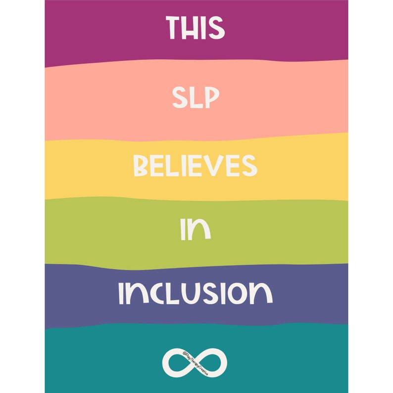 Speech Therapy Wall Art Bundle of 4 Prints / SLP Poster / | Etsy