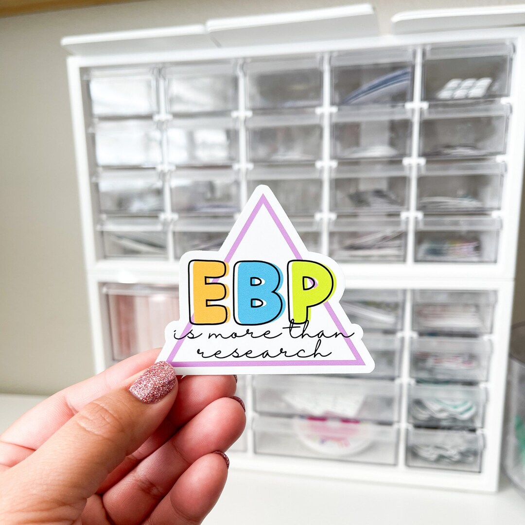 Evidence Based Practice EBP Speech Therapy Sticker / Speech Therapist ...