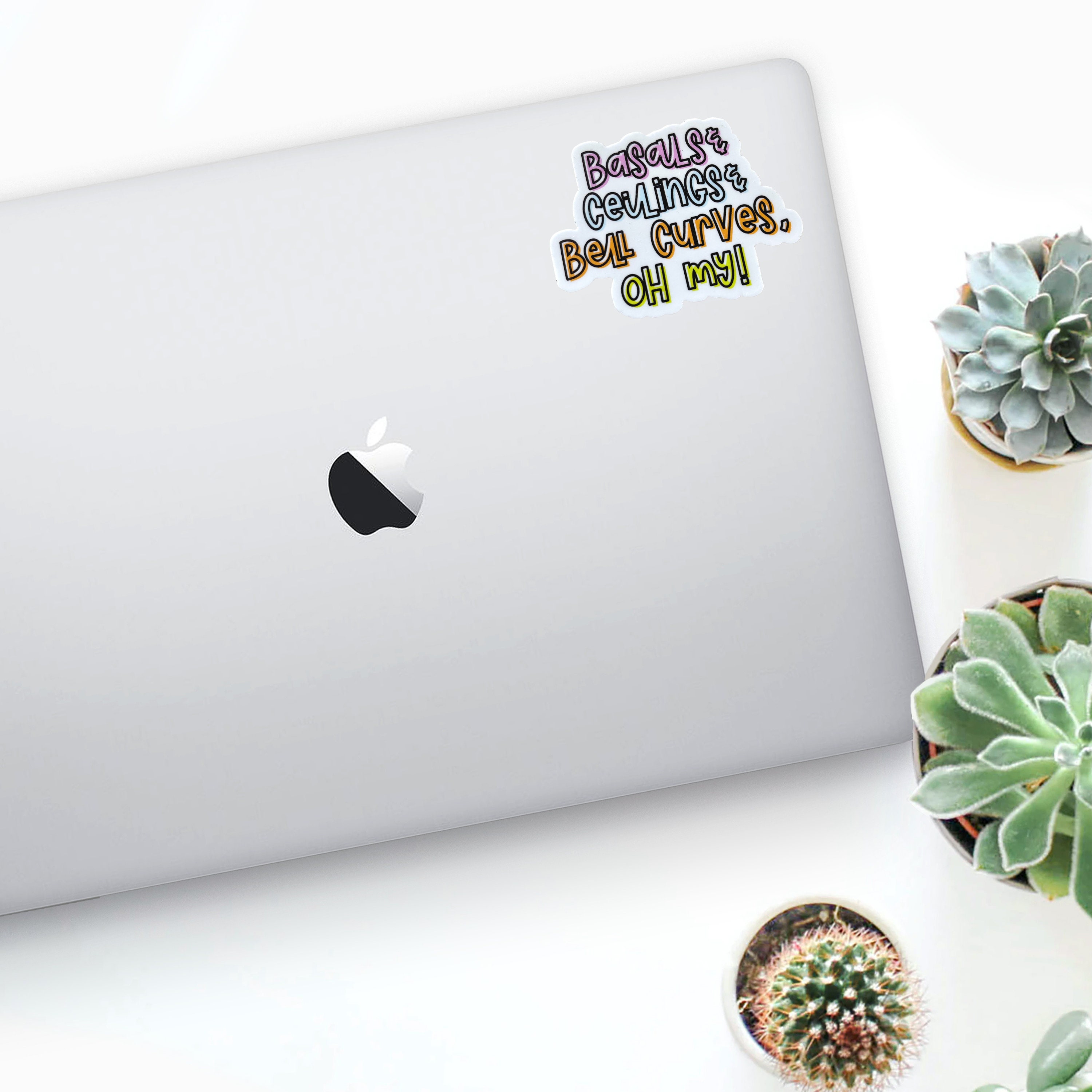 Basals, Ceilings & Bellcurves, Oh My! Sticker / SLP Sticker / School ...