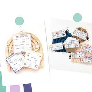 AAC Keychain for Communication | Speech Therapy | Communication Board ...