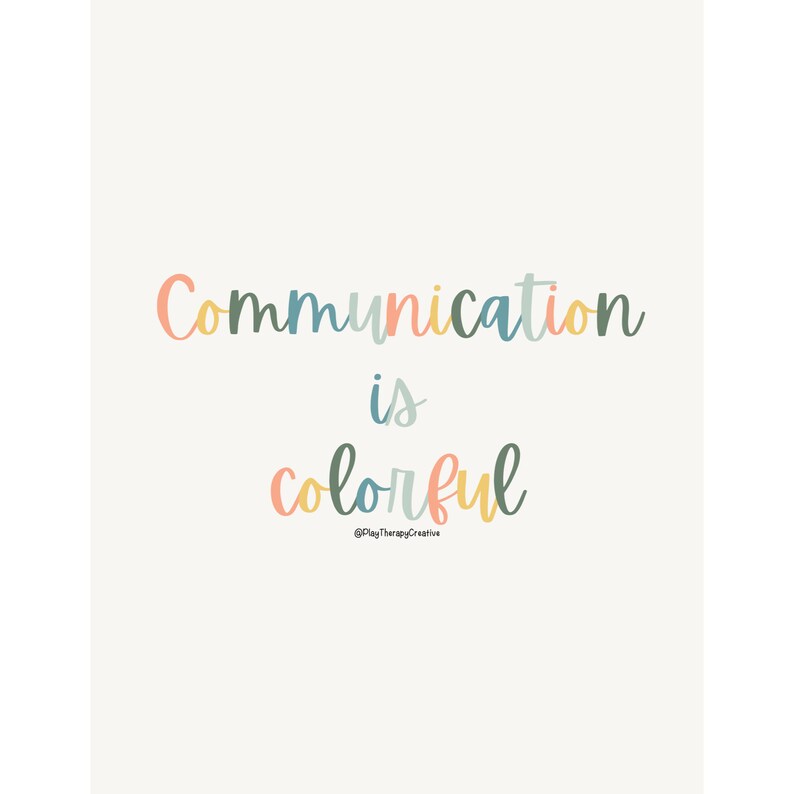 Speech Therapy Wall Art Bundle of 4 Prints / SLP Poster / | Etsy