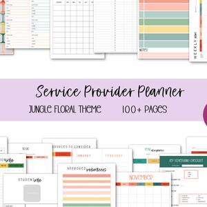 Printable SLP Planner | Digital Download Calendar for Ots | Printable ...