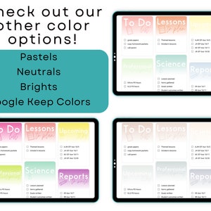 700+ Bright Colors | Google Keep Headers for Teachers | Organize Your ...