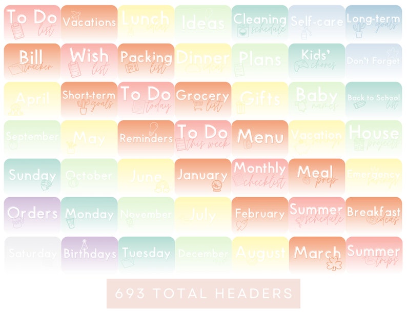 650+ Ombre Google Keep Colors | Google Keep Headers for Parents ...
