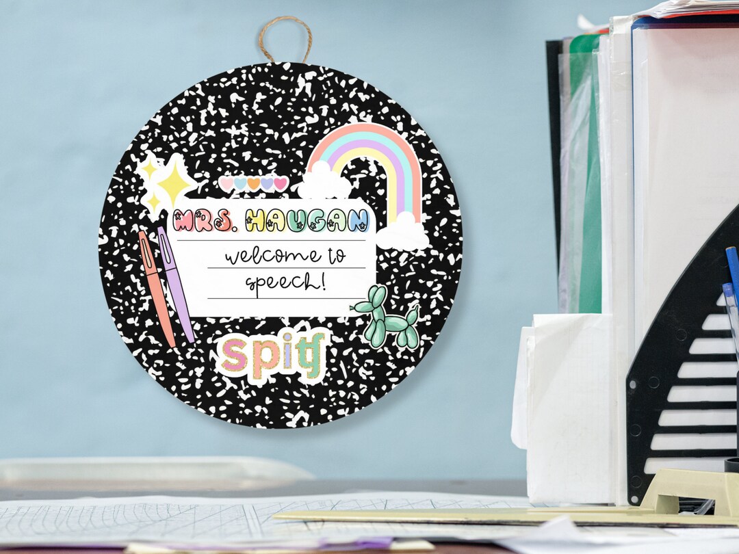 Speech Room Door Sign | Classroom Decor | Classroom Sign | Teacher Door ...