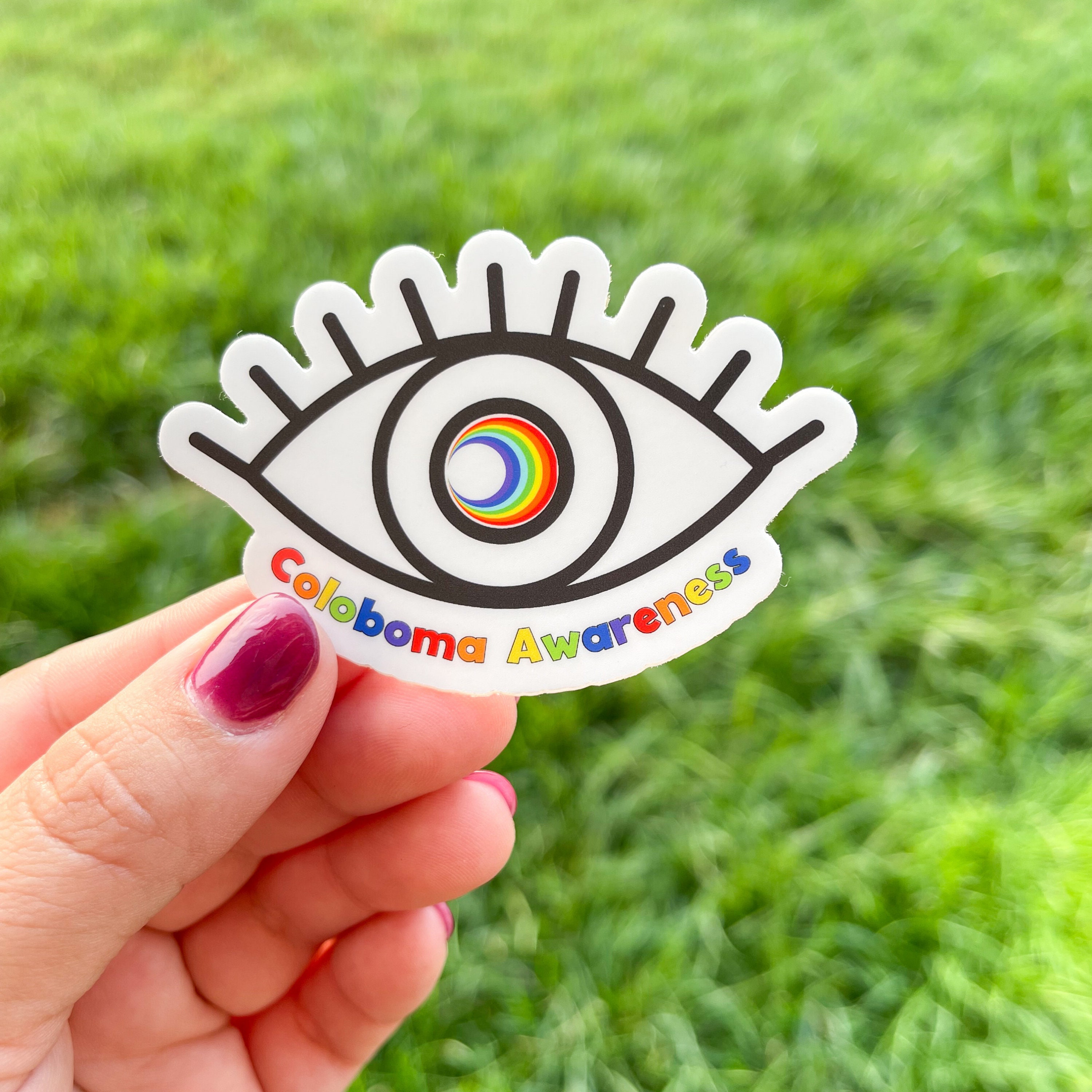 Coloboma Awareness Sticker / TVI Sticker / Blindness Sticker / - Etsy