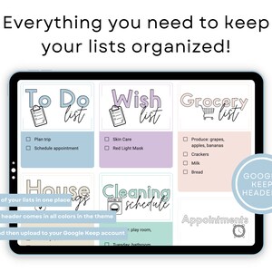 650+ Google Keep Colors | Google Keep Headers for Parents | Organize ...