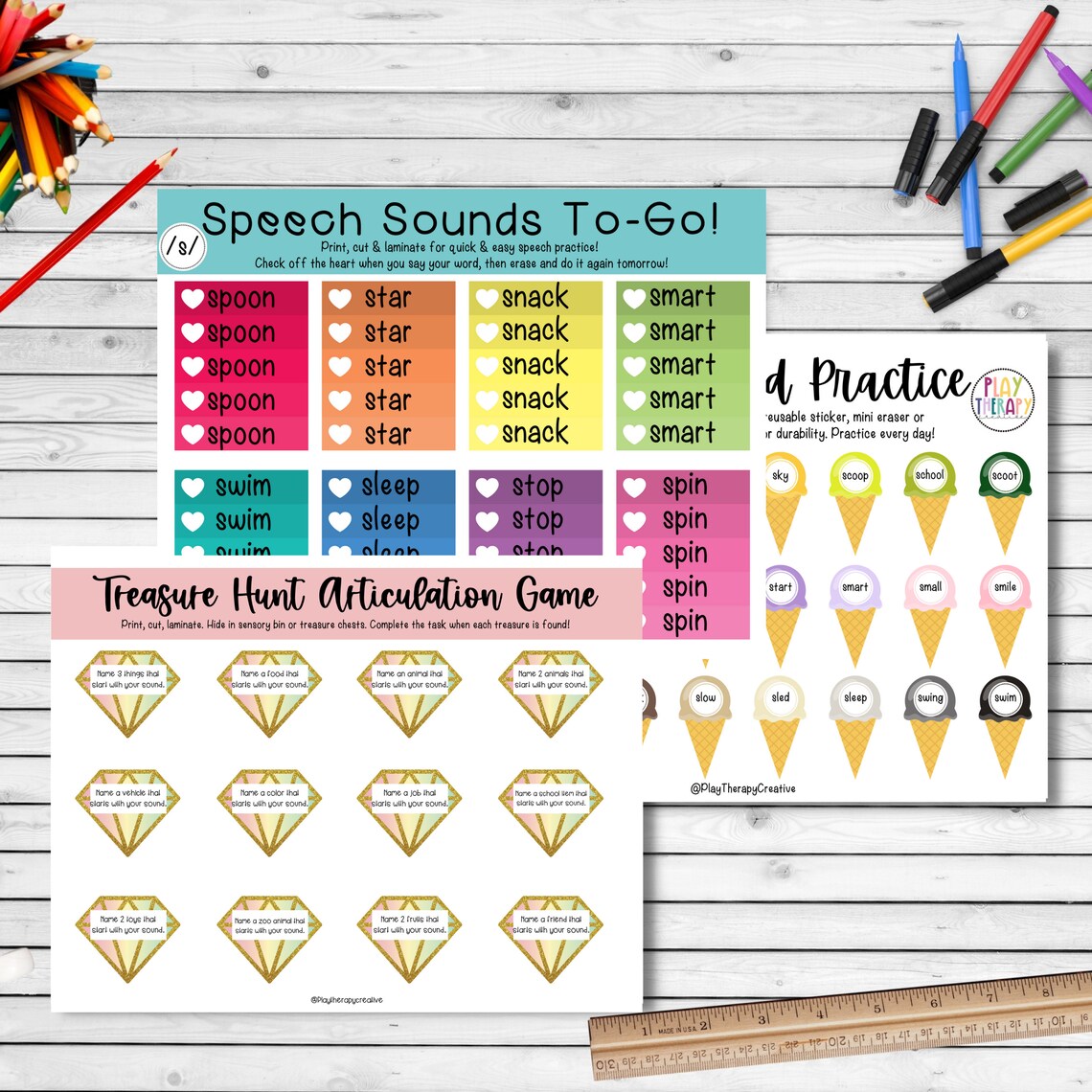 Summer Homework for Articulation Speech Therapy /s/ Blends / - Etsy