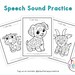 Dot Marker Speech Sound Practice Coloring Pages | /s/ Blend Sound Words ...