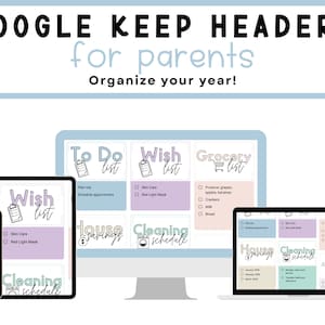 650+ Google Keep Colors | Google Keep Headers for Parents | Organize ...
