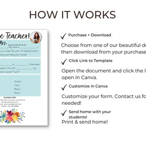 Editable Meet the Teacher Letter Template for Back-to-school ...