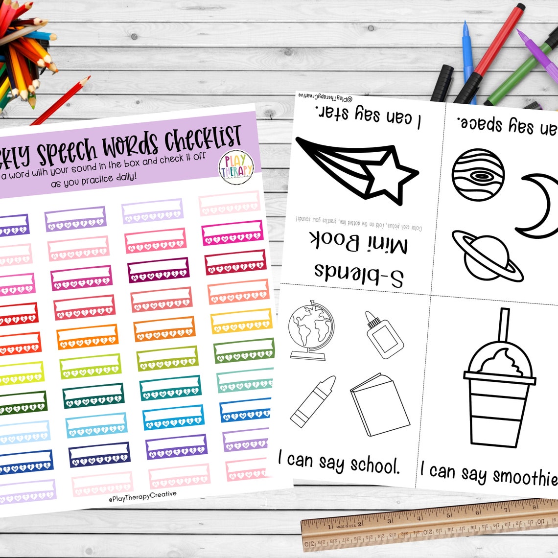 Summer Homework for Articulation Speech Therapy /s/ Blends / - Etsy