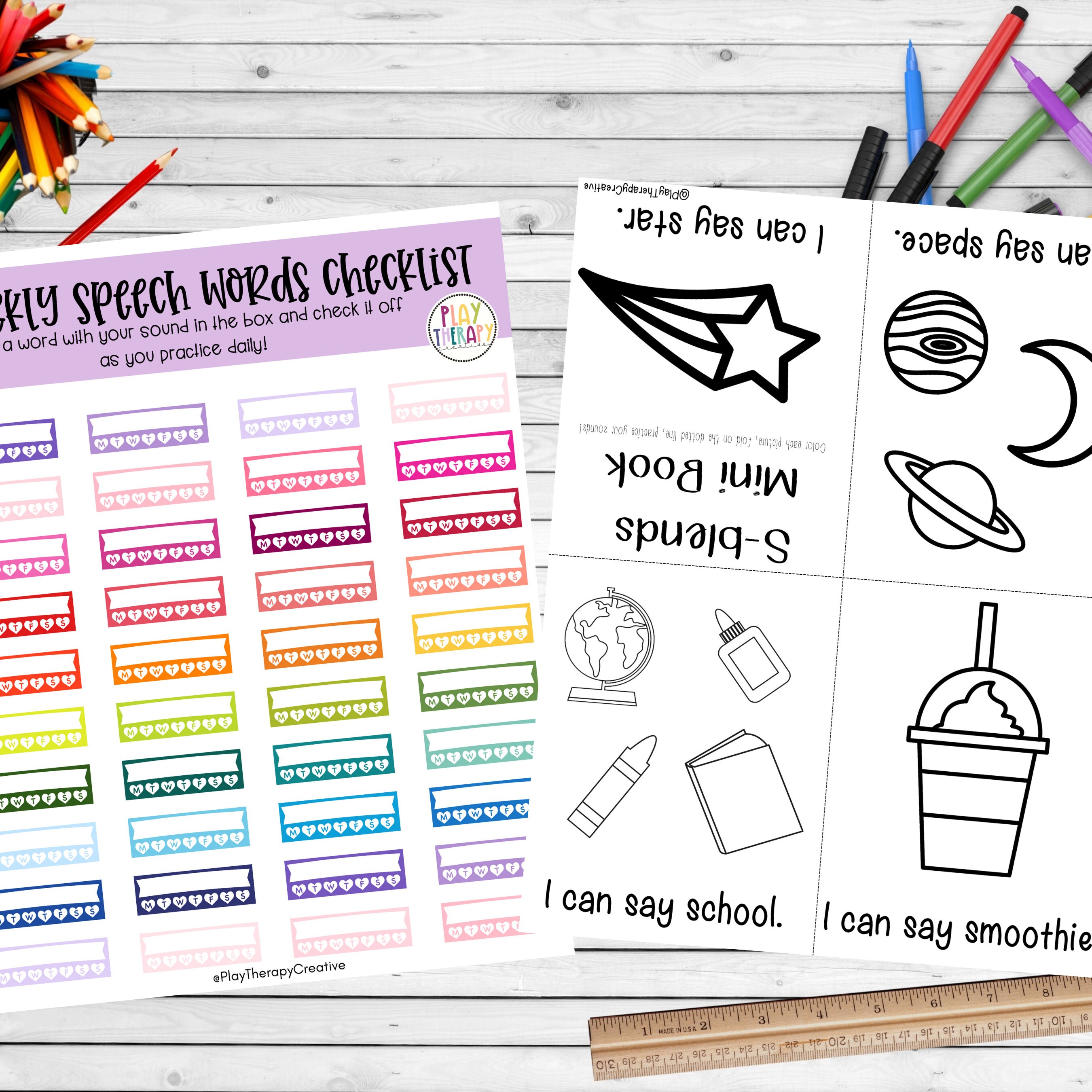 Summer Homework for Articulation Speech Therapy /s/ Blends / - Etsy