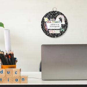 Teacher Door Sign | Classroom Decor | Classroom Welcome Sign | Teacher ...