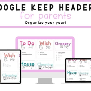 550+ Brights | Google Keep Headers for Parents | Organize Your Digital ...