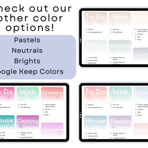 350+ Ombre Pastels | Google Keep Headers for Parents | Organize Your ...