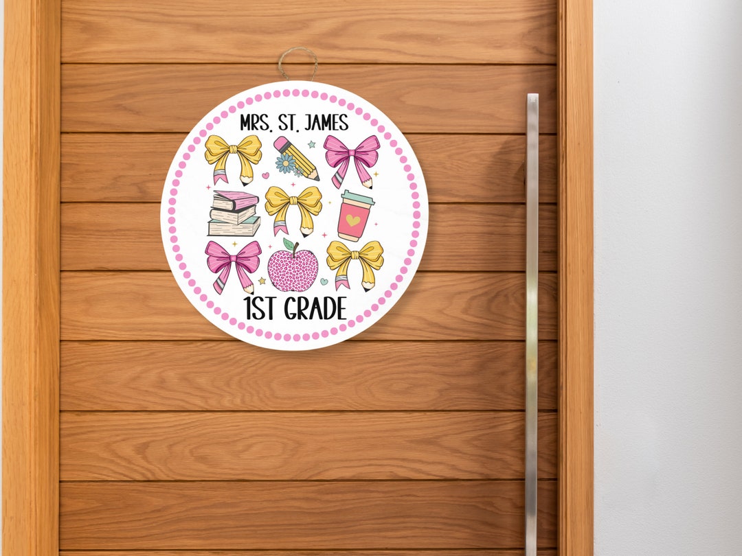 Teacher Door Sign | Classroom Decor | Classroom Welcome Sign | Teacher ...