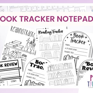 Book Review Notepad | Book Club Gifts | Booktok Notepad | Bookstagram ...