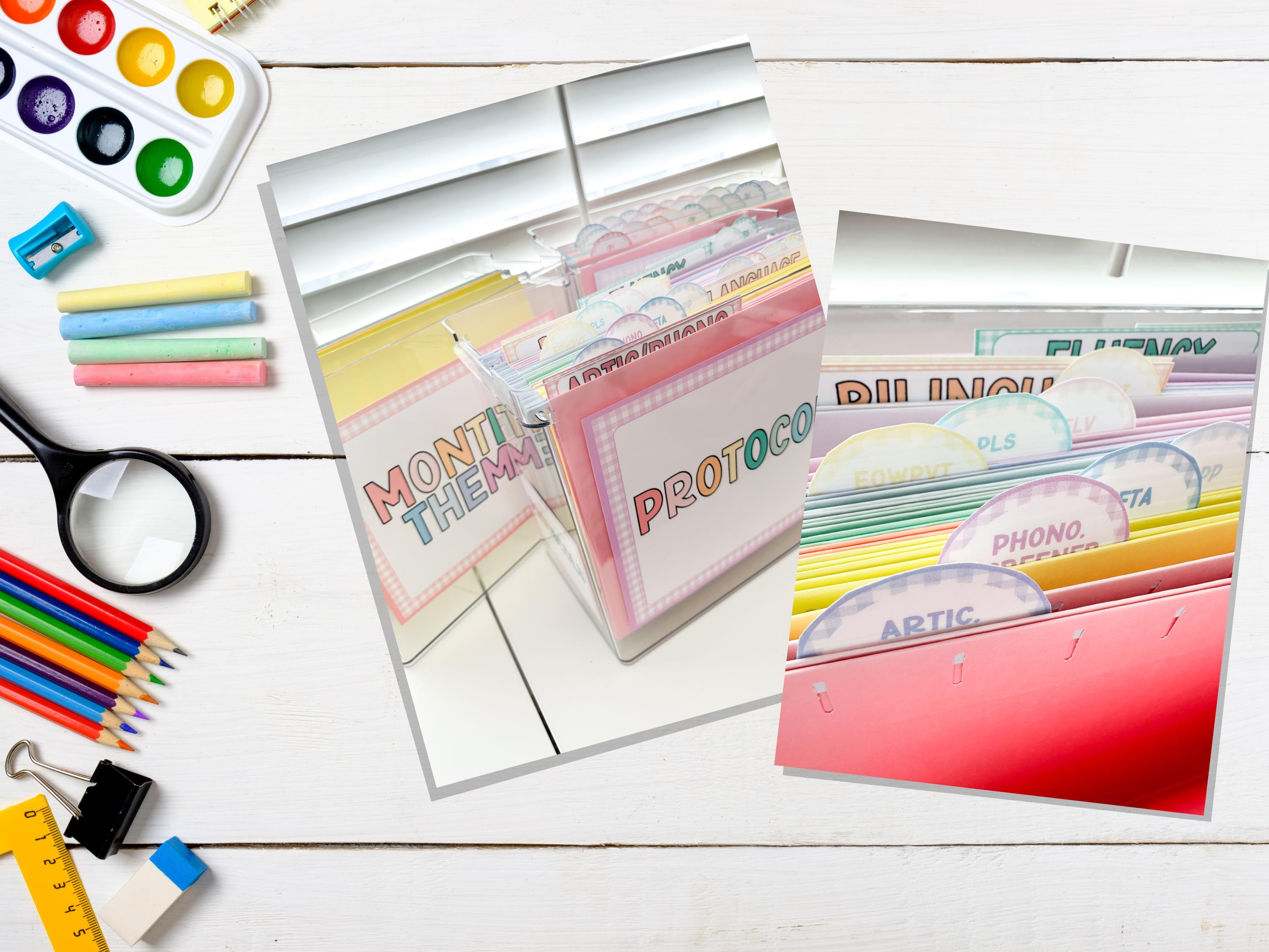 Pastel File Folder Tabs, Labels | Pastel Classroom Decor | Modern ...