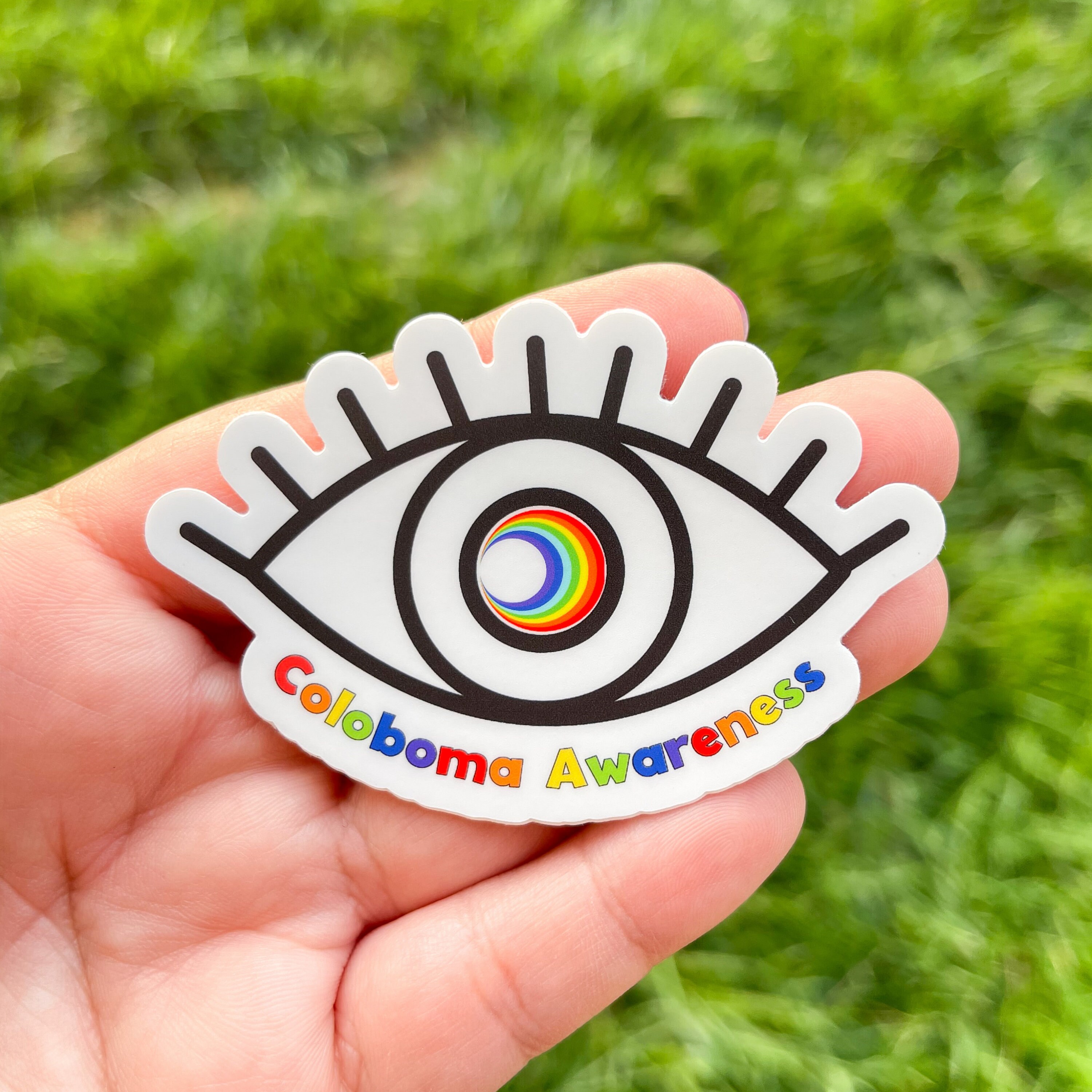 Coloboma Awareness Sticker / TVI Sticker / Blindness Sticker / - Etsy