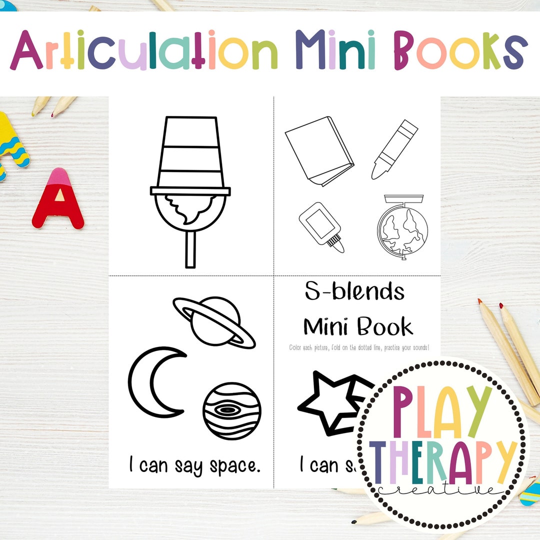 Articulation Mini Books/slp/articulationtherapy/speechtherapy ...