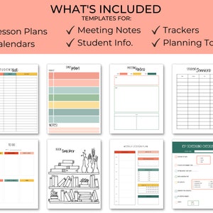 Printable SLP Planner | Digital Download Calendar for Ots | Printable ...