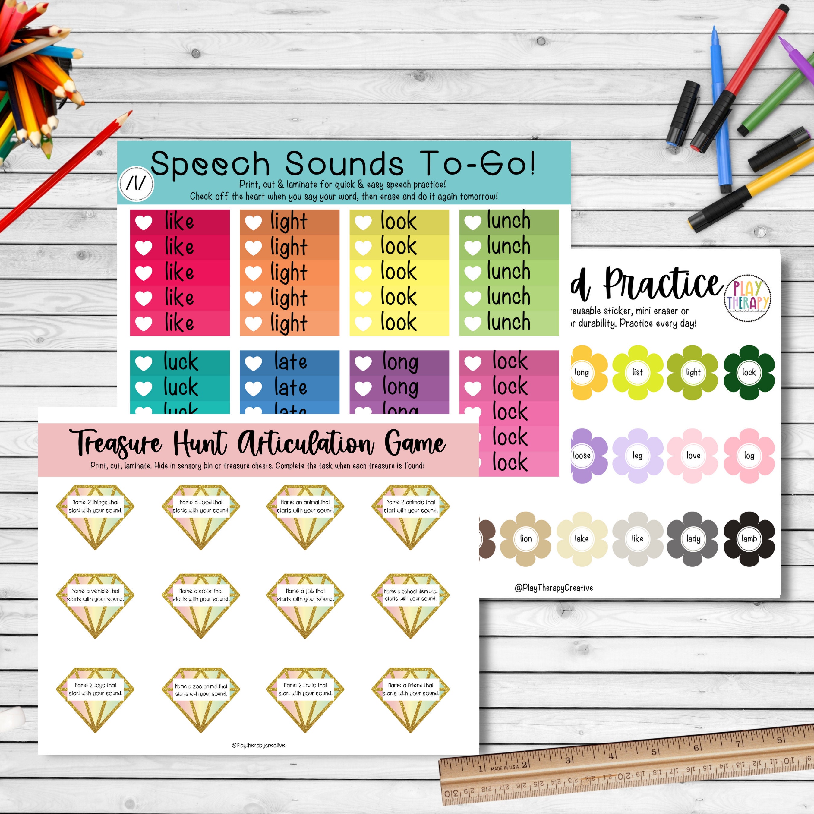 Summer Homework for Articulation Speech Therapy /L/ Sound / - Etsy