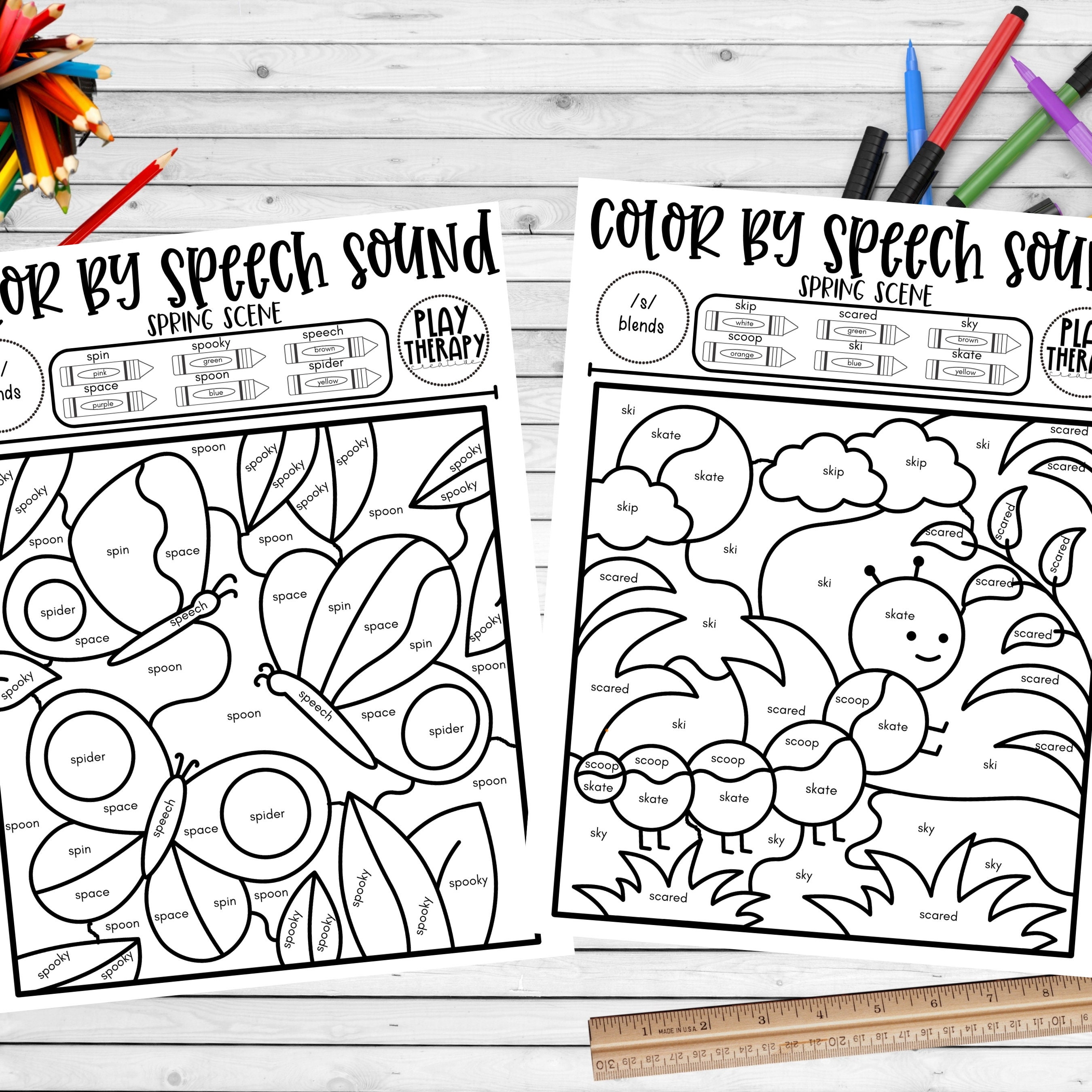 Summer Homework for Articulation Speech Therapy /s/ Blends / - Etsy