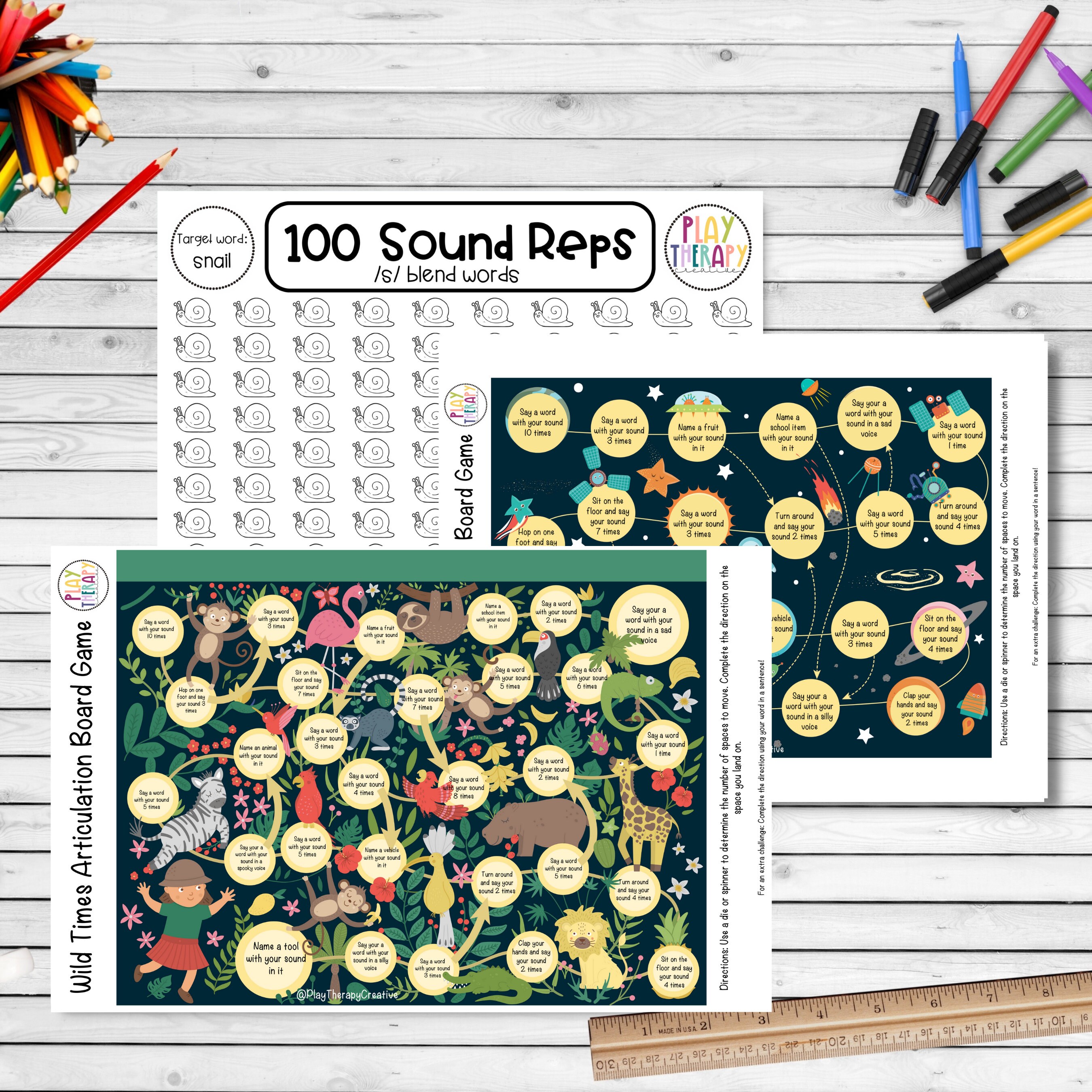 Summer Homework for Articulation Speech Therapy /s/ Blends / - Etsy