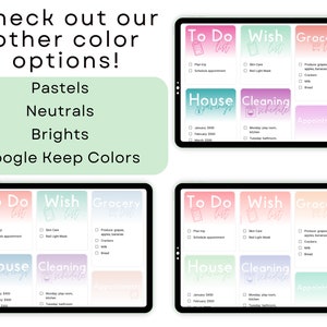 350 Pastels Google Keep Headers for Parents Organize Your Digital Lists ...