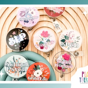 Badge Reels | Retractable Bade Reels for | Teacher | Child Life ...