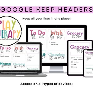 550+ Brights | Google Keep Headers for Parents | Organize Your Digital ...