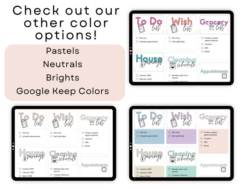 650+ Ombre Google Keep Colors | Google Keep Headers for Parents ...