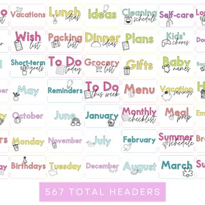 550+ Brights | Google Keep Headers for Parents | Organize Your Digital ...