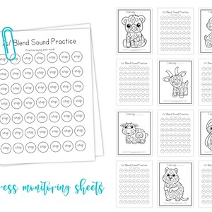 Dot Marker Speech Sound Practice Coloring Pages | /s/ Blend Sound Words ...