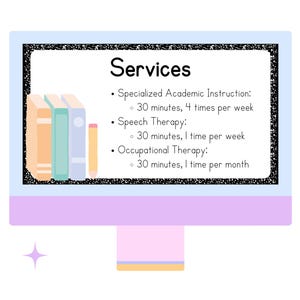 IEP Slide Deck Template for Canva | Editable SLP and Sped Teacher ...